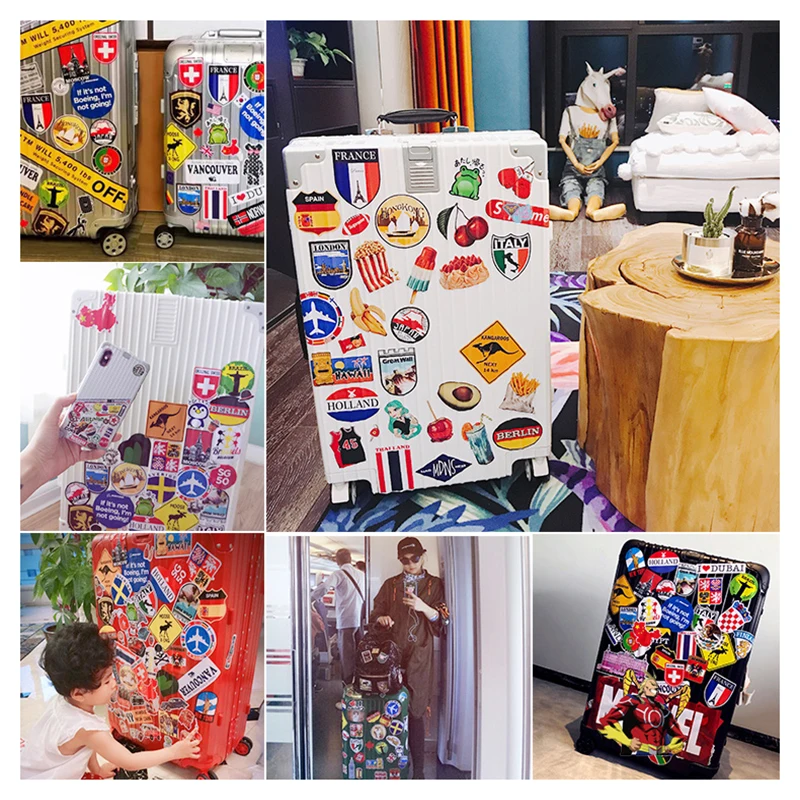 52pcs Japanese Anime Anpanman Graffiti Stickers For Bottle Luggage Car ...