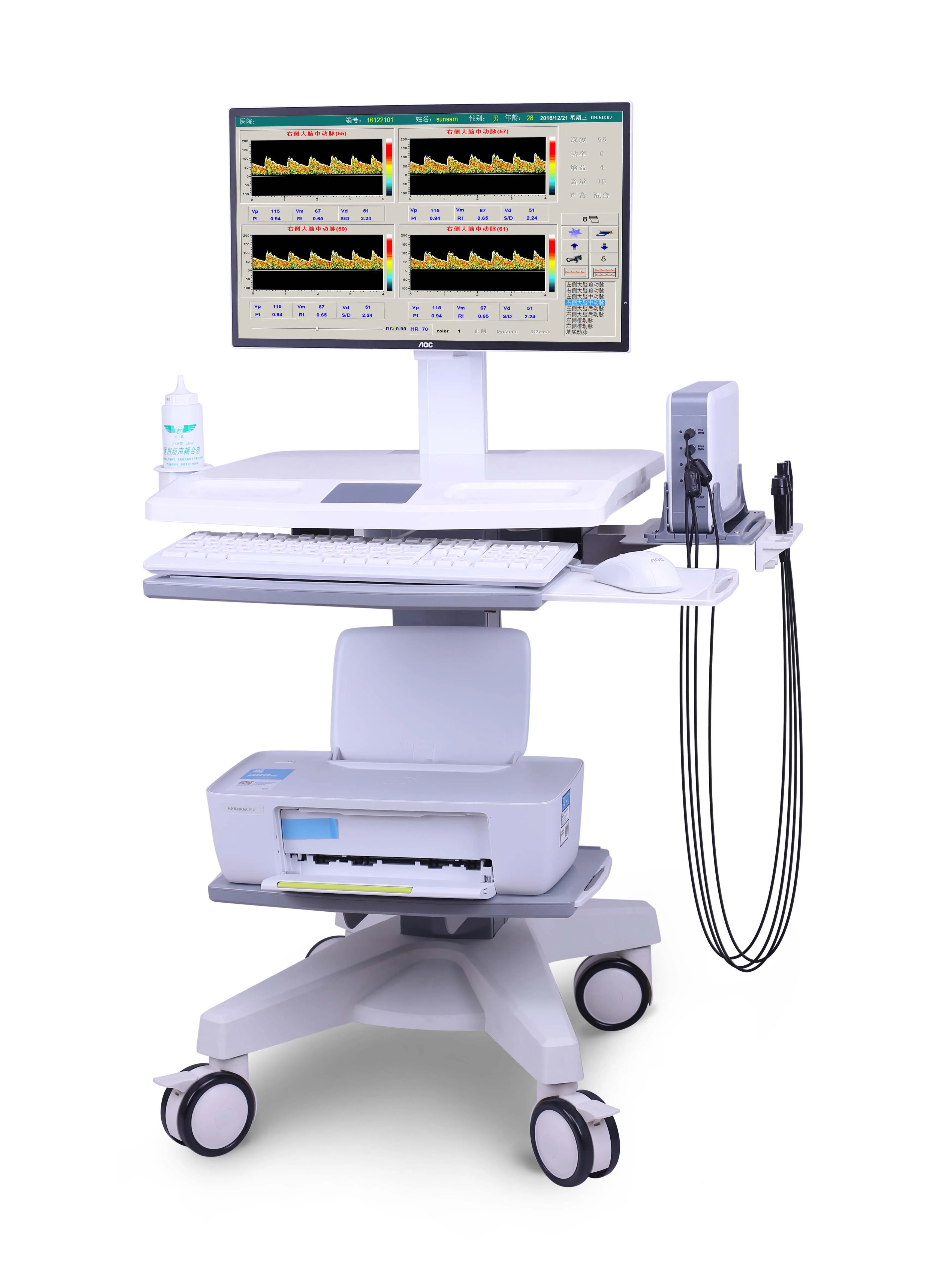 Full Set Ultrasound Transcranial Doppler System With the Latest Digital ...