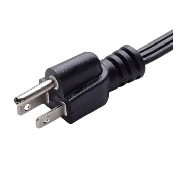 Usa 6 Foot Nema 5-15p Sjt 105c 18awg*3c 3 Prong Ac Power Cord To Iec ...