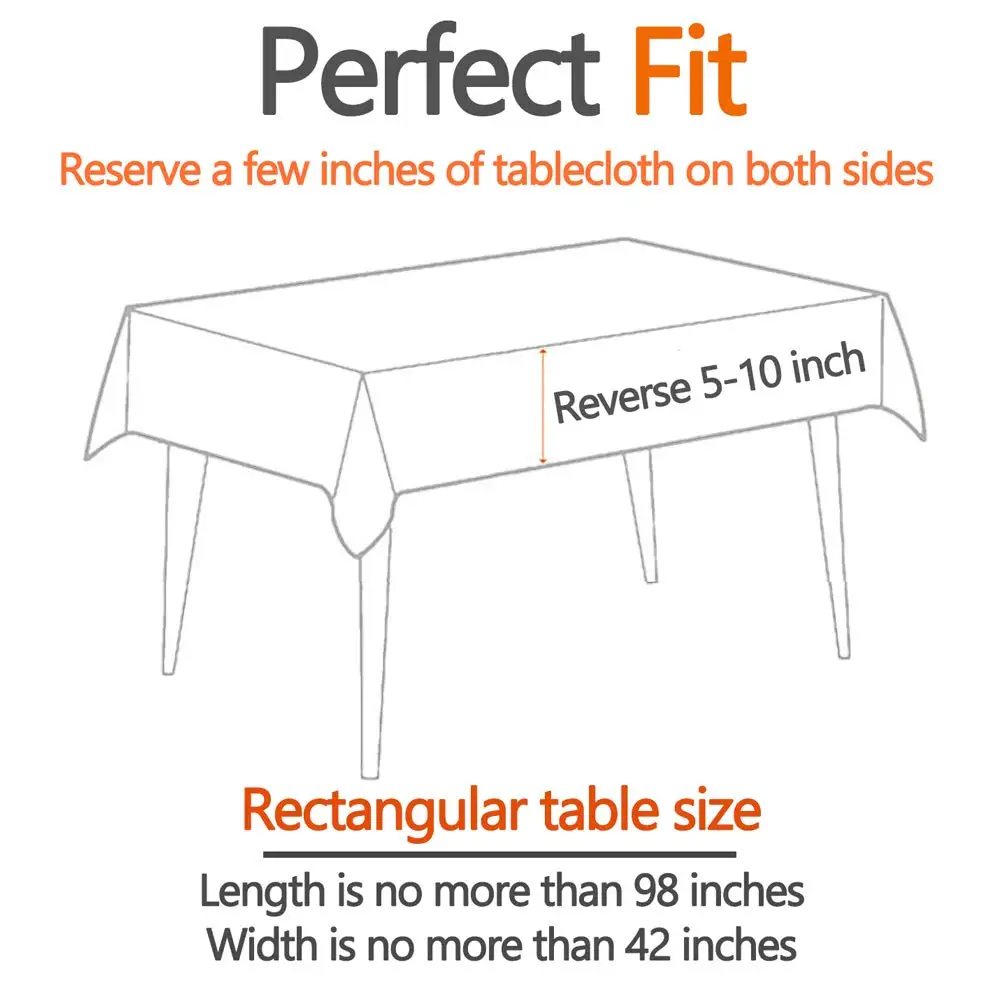 Disposable Heat Resistant Table Covers for Party & Events
