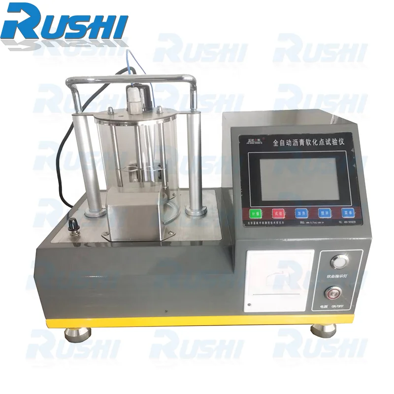 ASTM Standard Ring and Ball Method Asphalt Softening Point Tester
