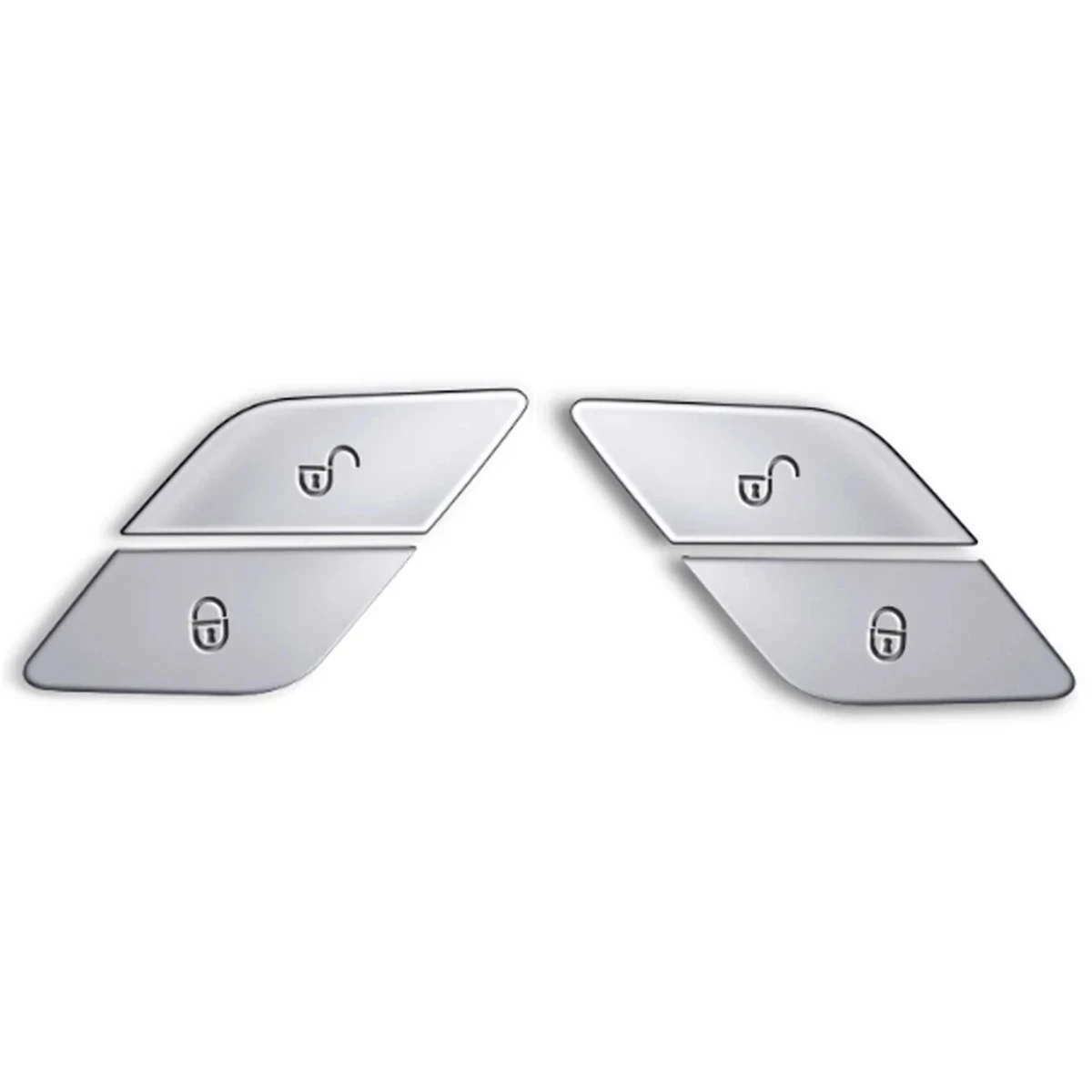 Car Door Lock Unlock Safety Switch Button Cover Trim for Mercedes Benz ...