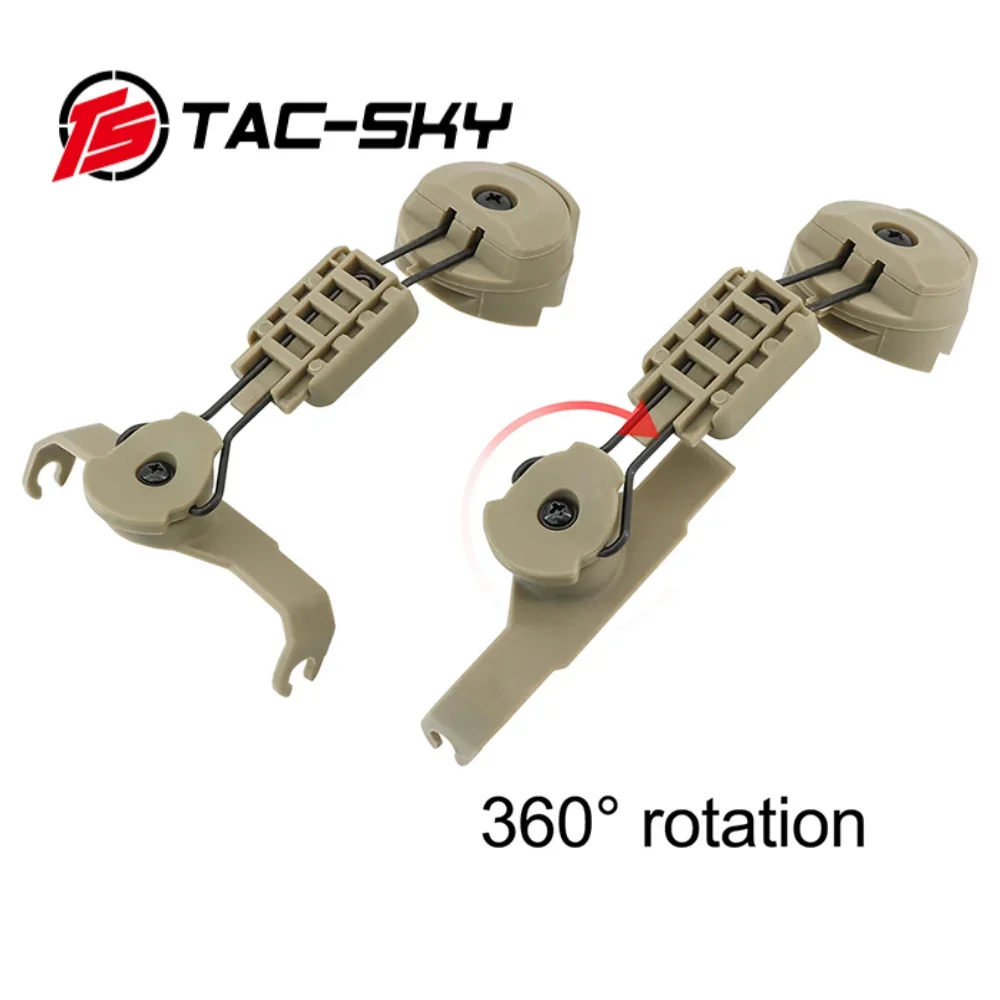 Arc Rail Adapter For Tactical Headset Accessory - 360° Rotation ...
