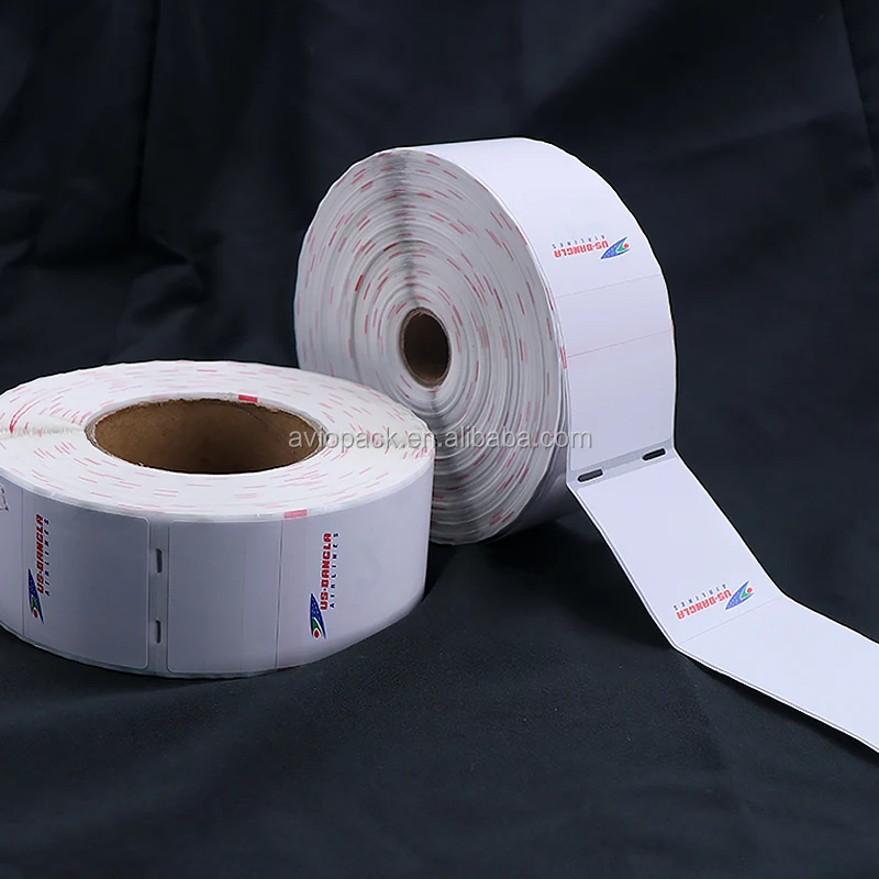 Airline Adhesive Custom Printed Luggage Baggage Tag Made by Thermal ...