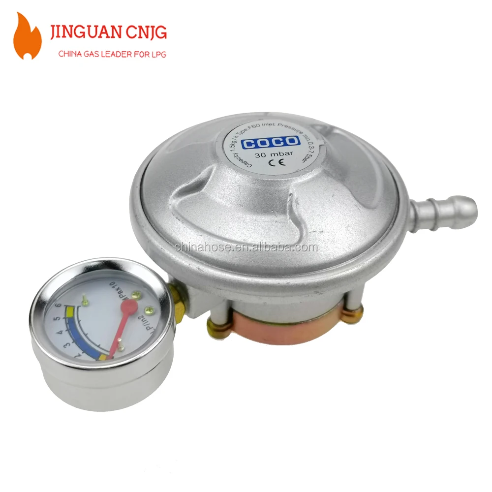 Lpg Gas Regulator With Gauge Gas Stove Regulator Safety Device ...