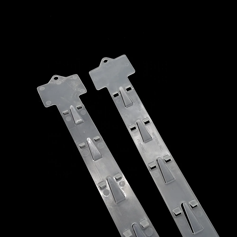 Retial Plastic Hanging Display Clip Strips For Supermarket Hang Strip ...