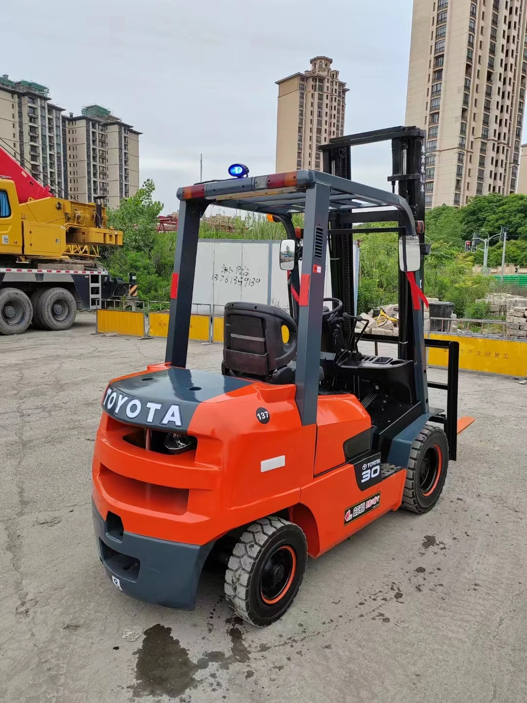 Japan Original 3ton Forklift Used TOYOTA FD30 for Sale