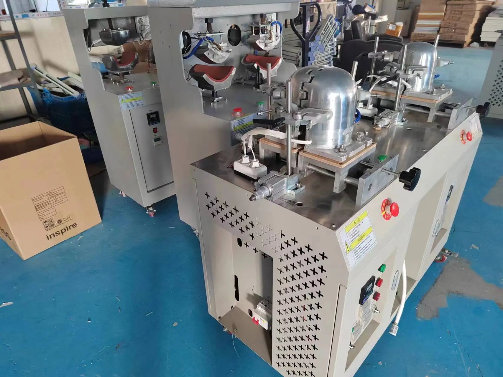 Automatic Baseball Hat Ironing Machine - Two Heads Cap Making Machine