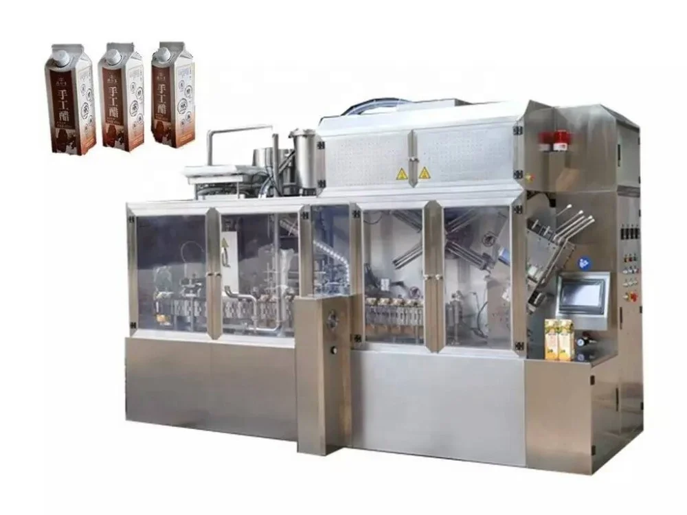 2000 Packs/h Automatic Milk Gable Top Filling And Capping Machine - Buy ...