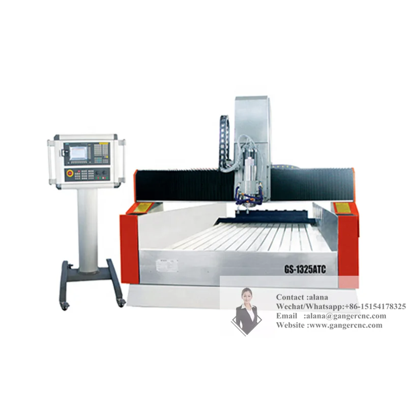 Heavy Duty Granite Cnc Machine Stone Cutting And Polishing Machine Sh ...