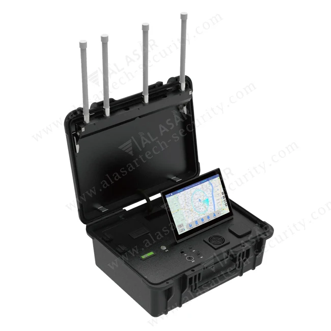 Portable Briefcase Drone Monitoring Location System Drone Detector ...