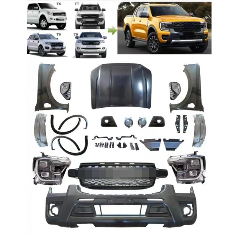 Ford Ranger T9 Front Bumper & Grille Upgrade - 12 Month Warranty