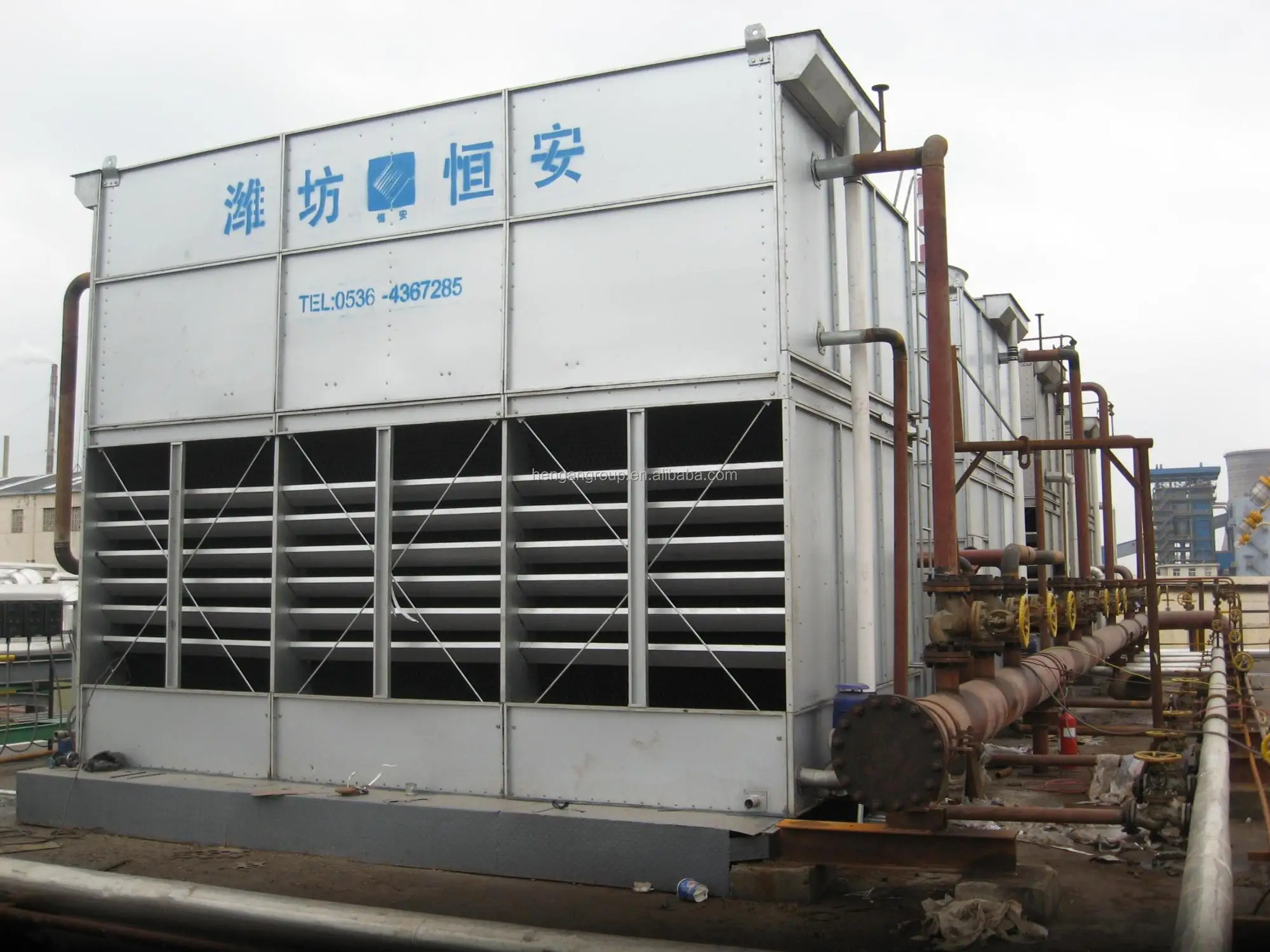 Ammonia Condenser Cooling Evaporative Condenser for ICE Plant