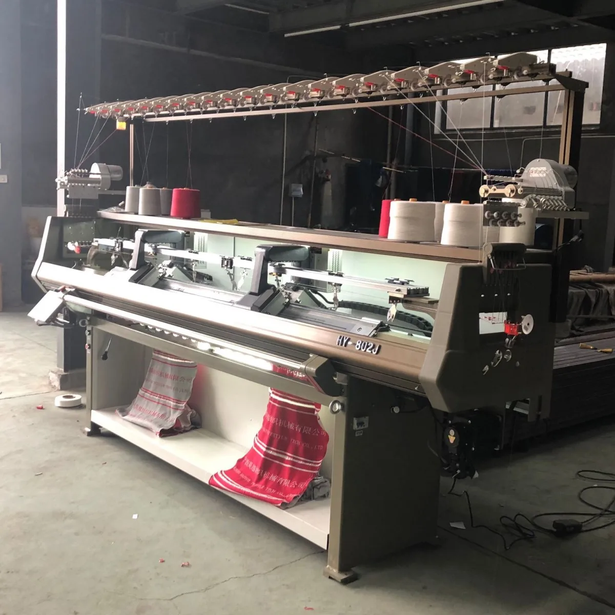 Full Jacquard Computerized Collar Flat Knitting Machine - Buy Full ...