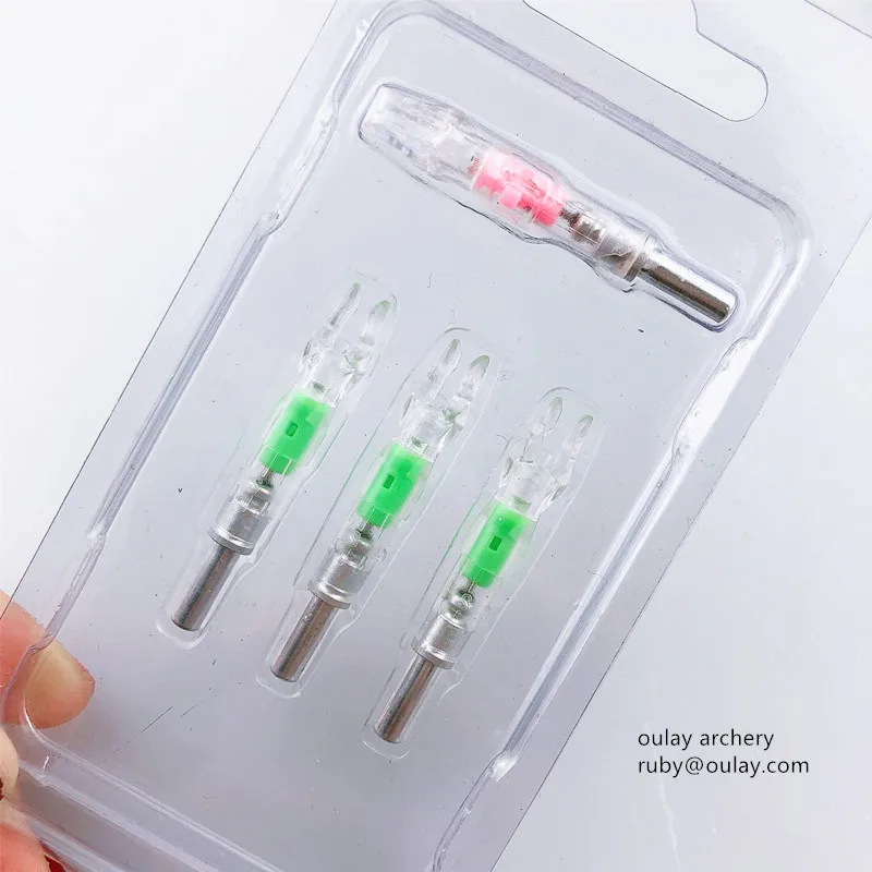 Double Grooves Lighted Arrow Nocks Luminock 6.2mm 5.3mm 5.9mm 4pcs ...
