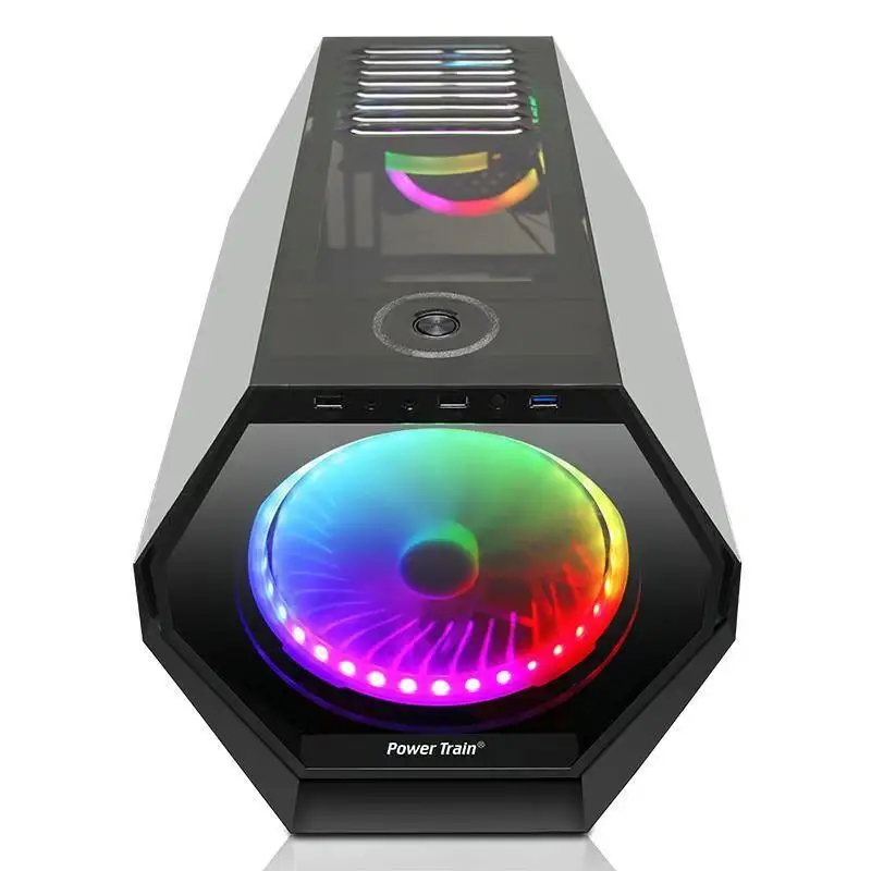 Atx Gaming Computer Case Front Panel Case For Computer Gaming Casing ...