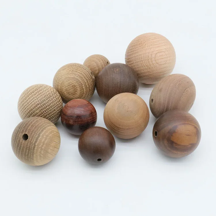 Natural 45mm Wooden Ball Beech Wood Ball For Decoration - Buy Wood ...