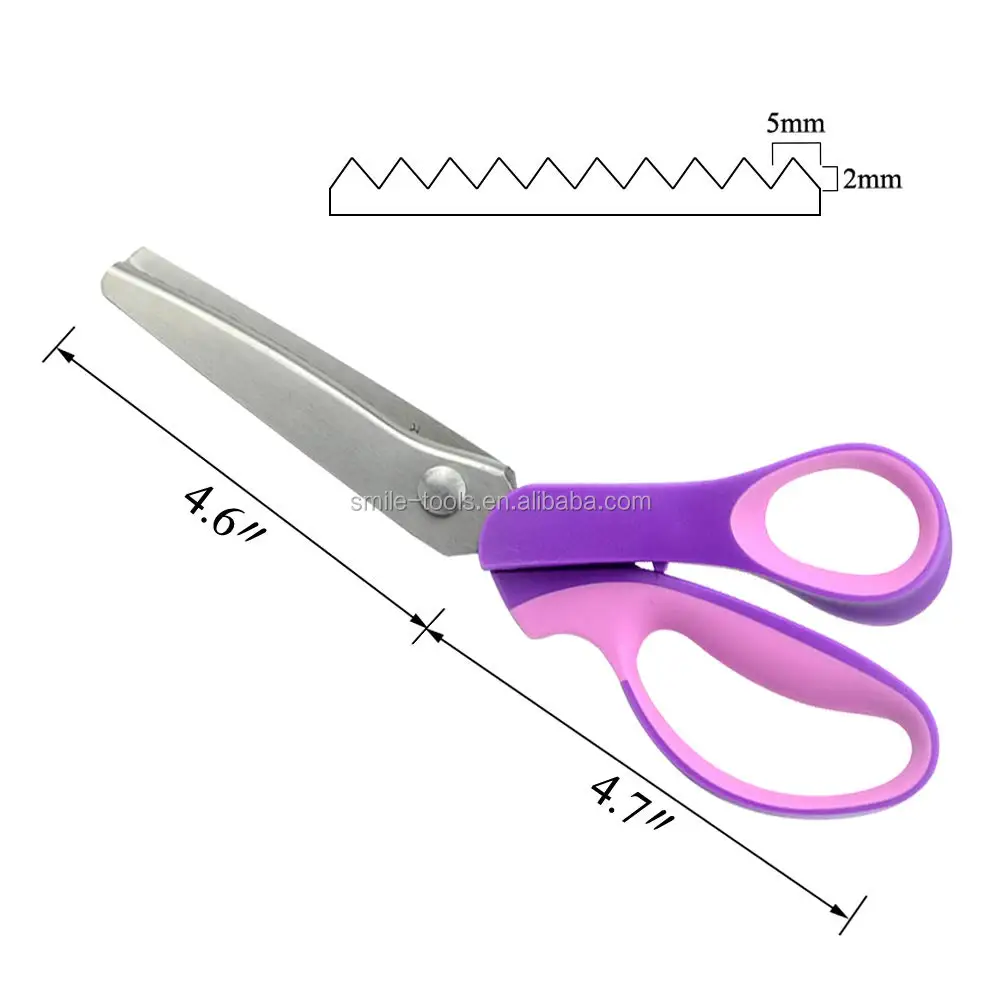 Triangle Teeth Tailor Scissors - Precision Cutting Tools