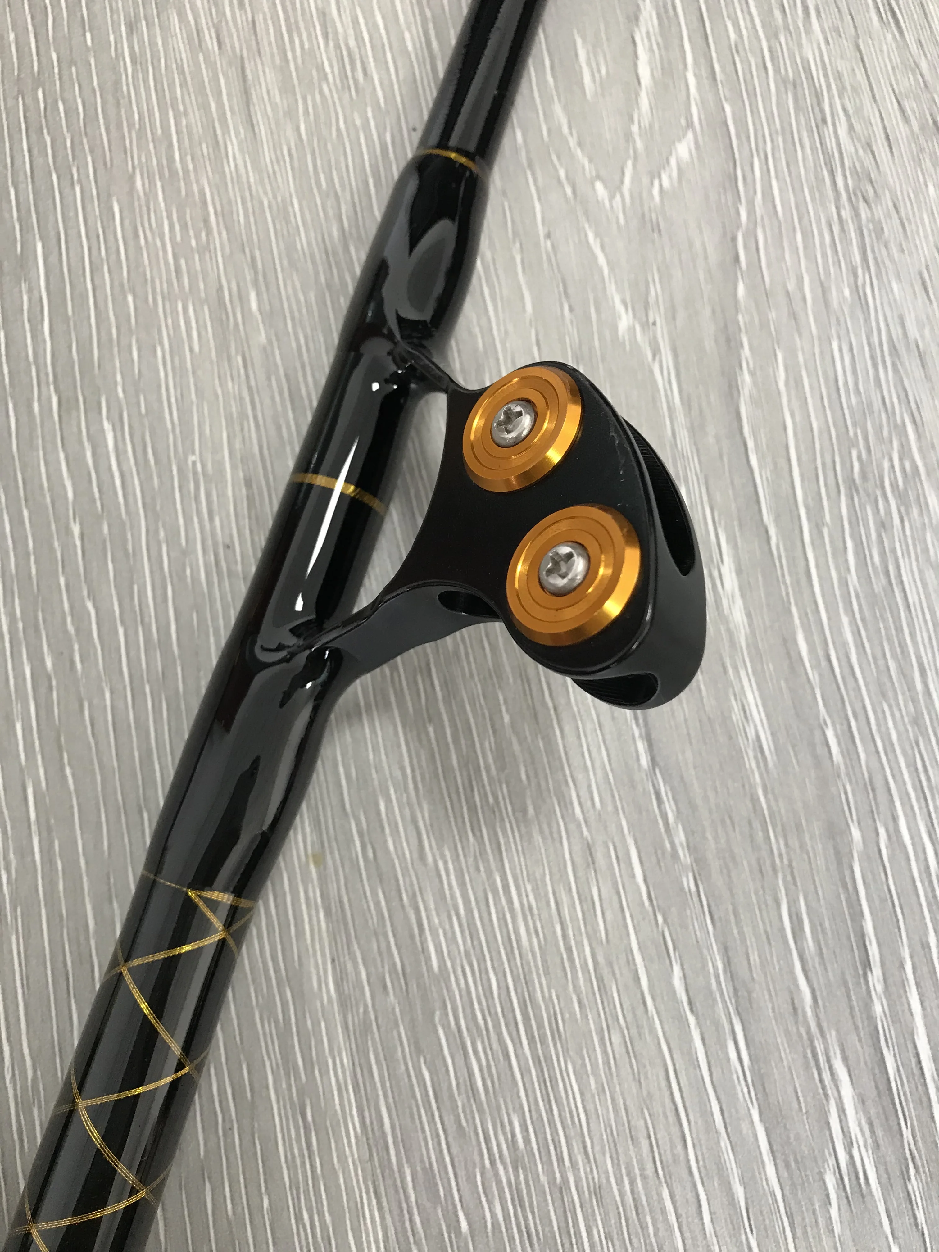 Heavy Duty Swivel Tip Trolling Rods Fiberglass Big Game Fishing Boat ...