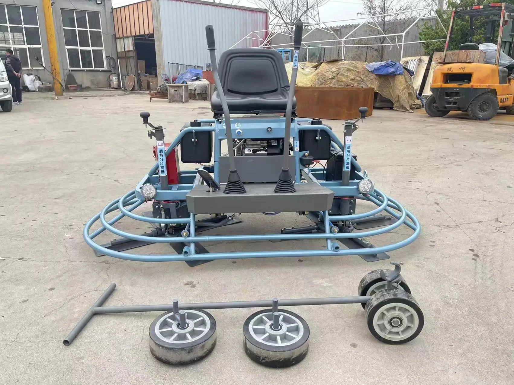 Hot Sale Petrol Engine Trowel Gasoline Concrete Power Trowel With Seat ...