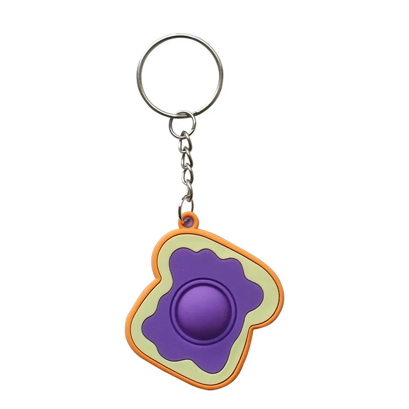 Custom Patch Puff Pvc Figurine Rubber Keychain - Buy Puff Pvc Keychain ...