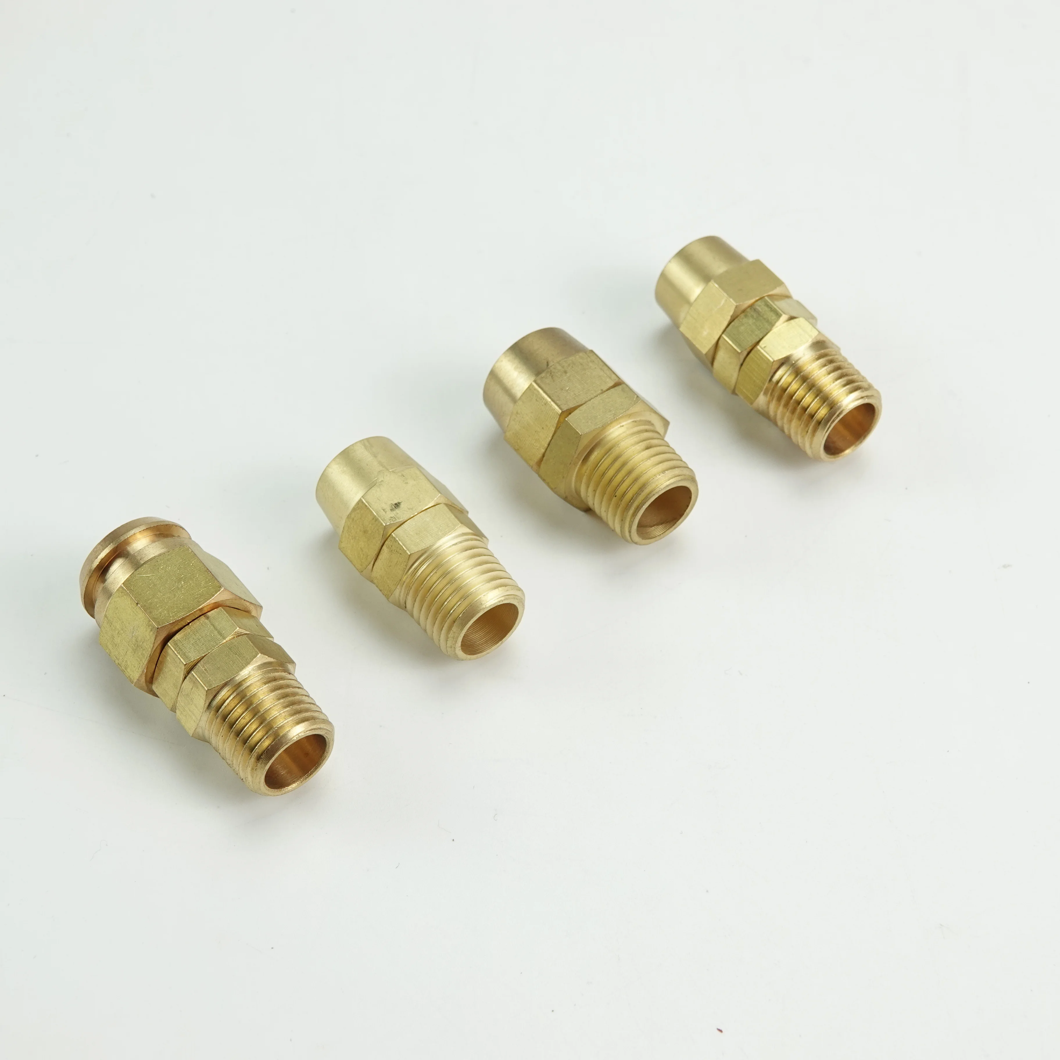 Air Swivel Duct Fittings Rotating Connector 360 Degree Brass With ...
