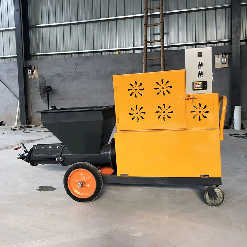 Electric Concrete Mortar Spraying Pumping Mortar Spray Plaster ...