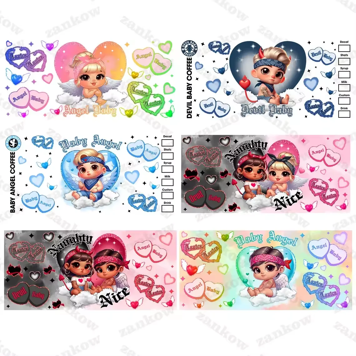 Top Sell Chicano Cholo Uv Dtf Cup Wrap Transfers Custom Waterproof ...