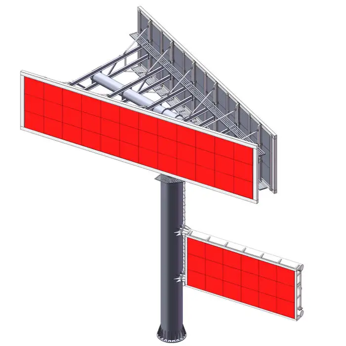 Outdoor V Shape Billboards - LED Digital Advertising Screens