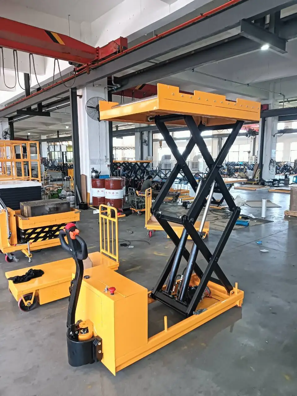 2ton Full Electric Lift Table Electric Walking Electric Lifting ...