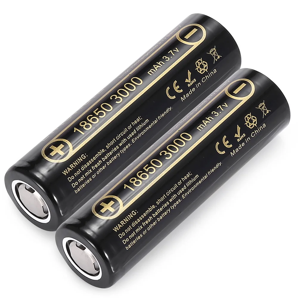OEM Wholesale 18650 3.7V 3000mAh Li-ion Rechargeable Battery Charging ...