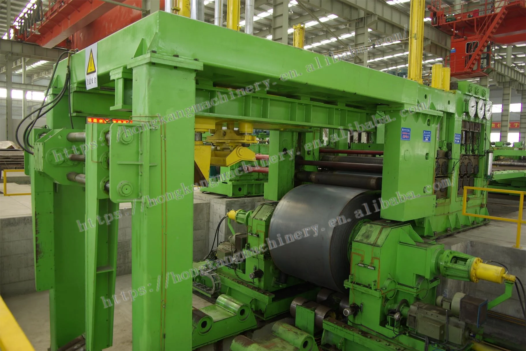 Steel Coil Uncoiling Leveling Shearing Stacking Line/ Hot Roll Steel ...