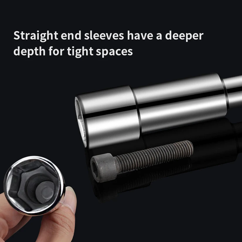 L Shaped Torque Wrench Tool - Angled Open Hex Socket Wrench