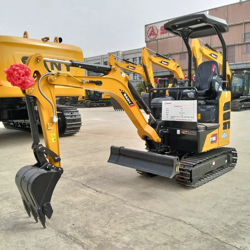 The small construction machinery from China is the Sany SY18 crawler ...