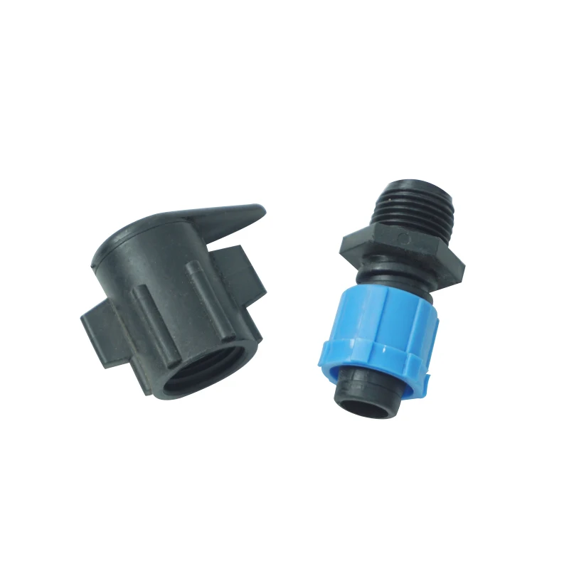 16mm Plastic Drip Strap Connector for Flat Hose Irrigation Farm ...
