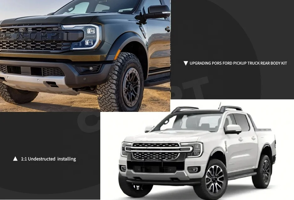 Ford Ranger T6 T7 T8 to T9 Raptor Body Kit - Upgrade Now