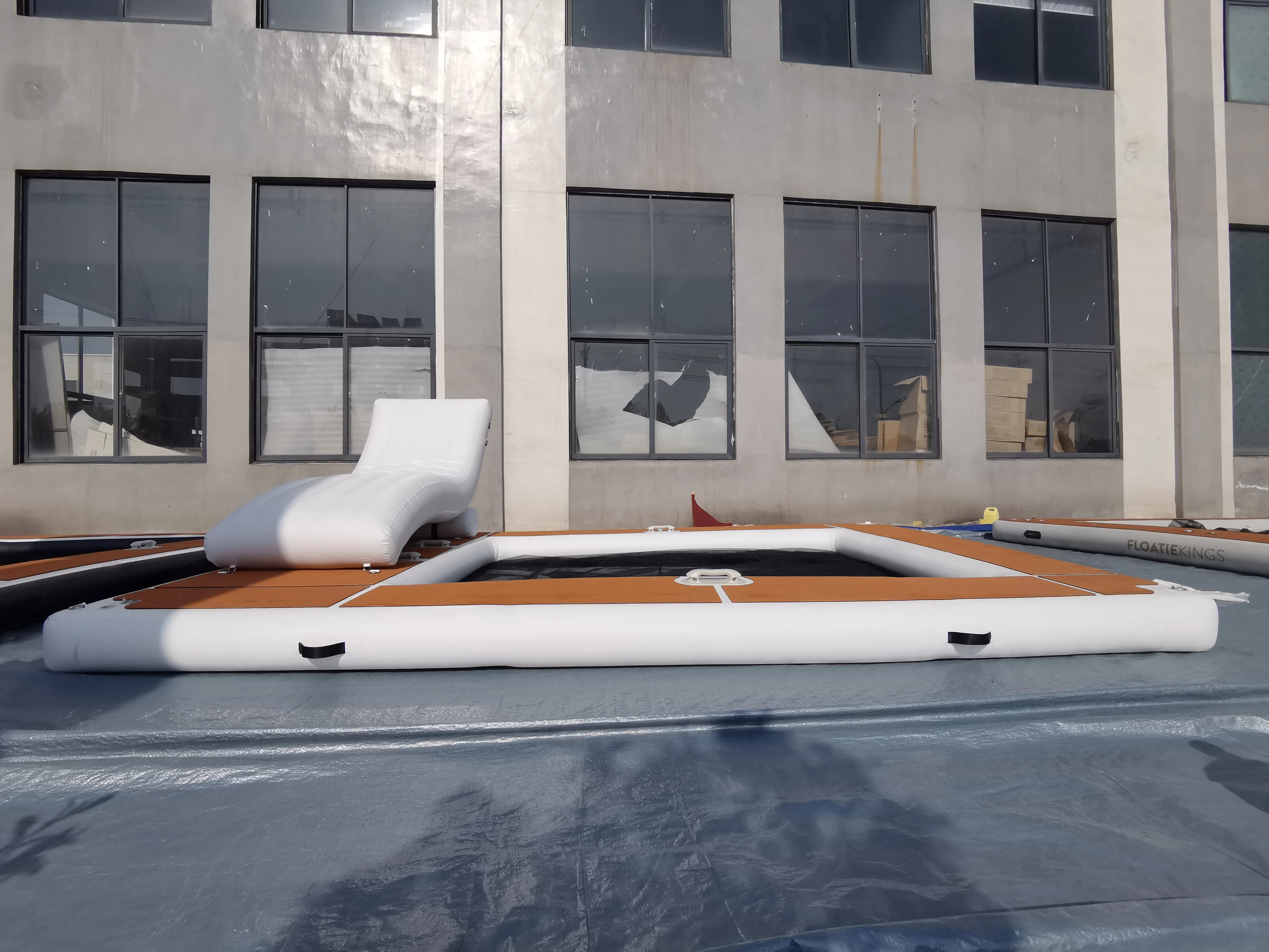 Inflatable Floating Dock Swimming Platform Raft Large Floating air ...