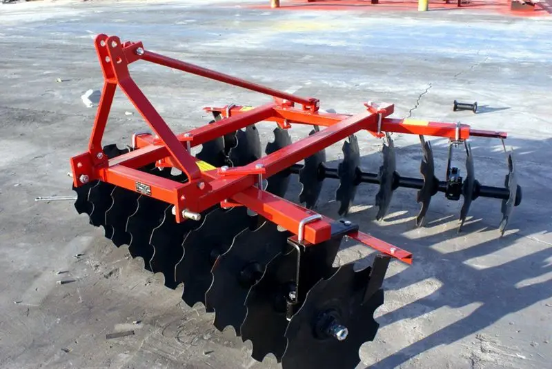 Tractor Implement Disc Harrow,3 Point Mounted 16 Discs Blades Light ...