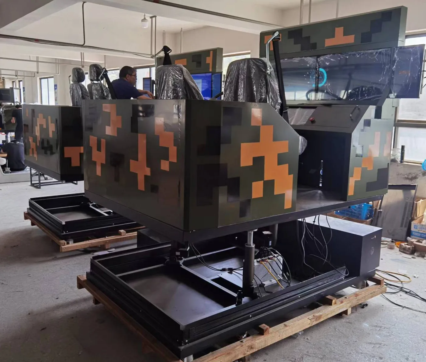 Truck Bus Automatic Driving Simulator Vehicle Engine Training Machine ...