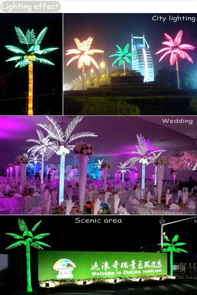 LED Lighted Coconut Palm Tree - Perfect for Landscaping Decor