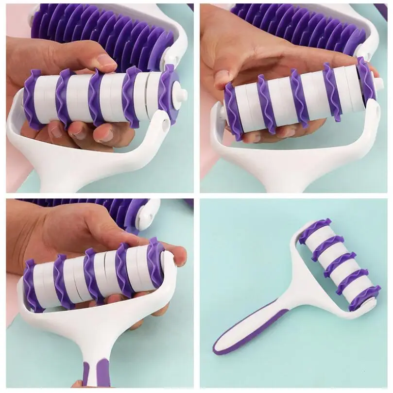 HY Decorating Tools Plastic Dough Cutter Roller - Sustainable & Disposable