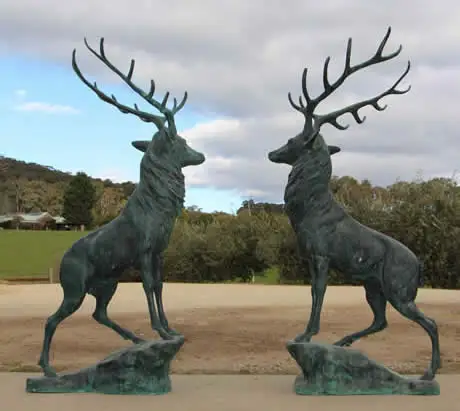 Skyfall Movie Bronze Stag Statue - Outdoor Decor Animal