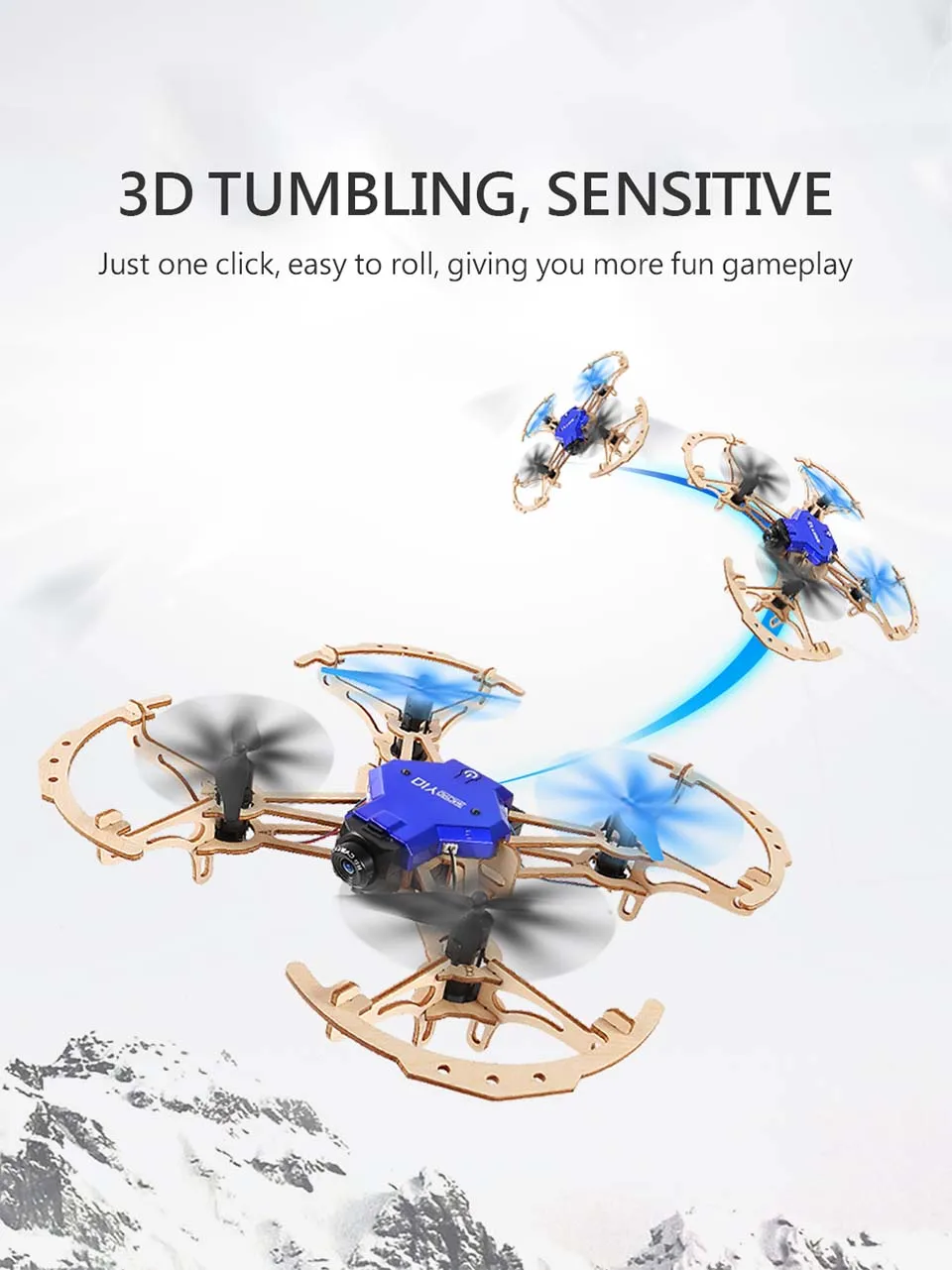Diy drone kit zl100 rc wooden quadcopter store