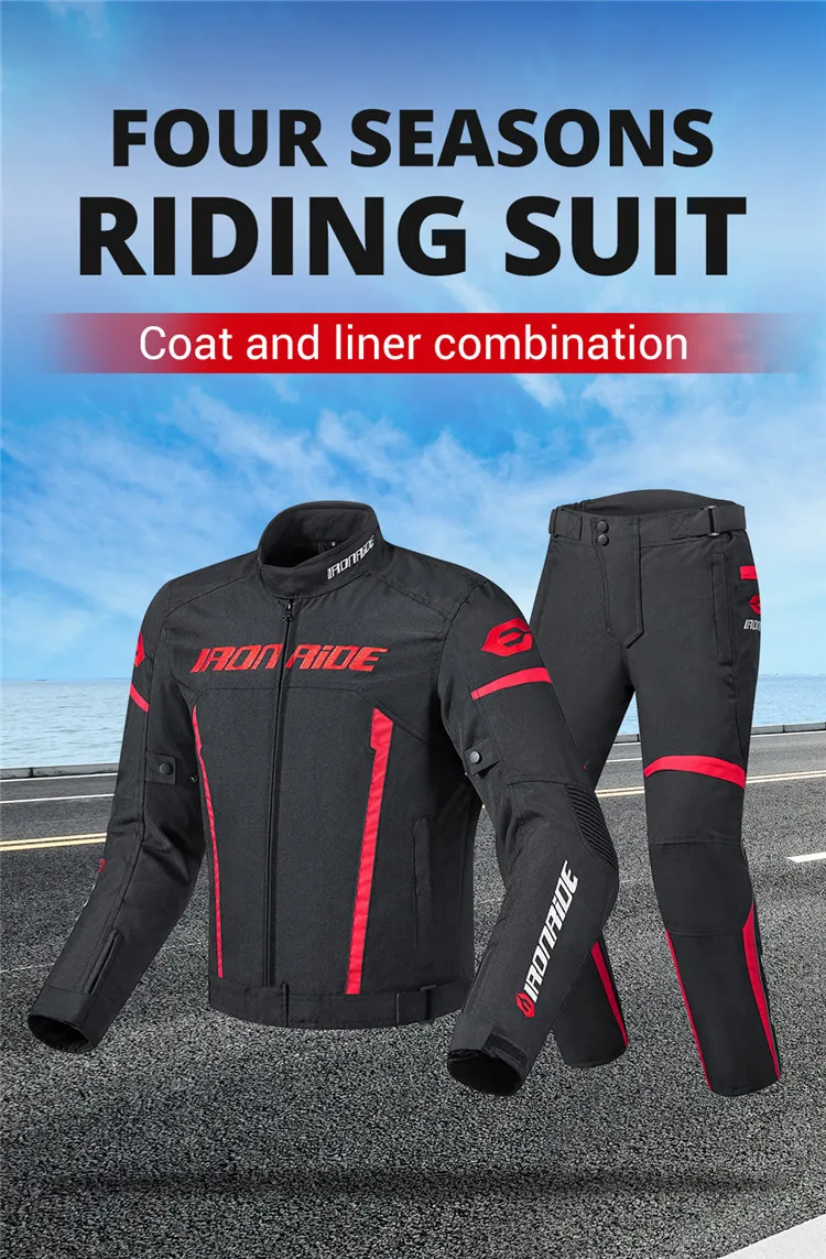 Outdoor Windproof Sport Bike Riding Suit Waterproof Motorbike Textile ...
