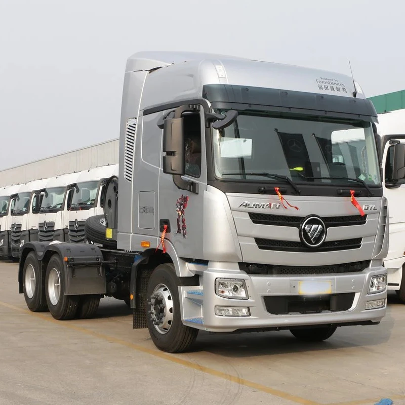 Second Hand Foton 6x4 Tractor Truck RHD LHD 460HP Tractors LNG 80 Ton ...