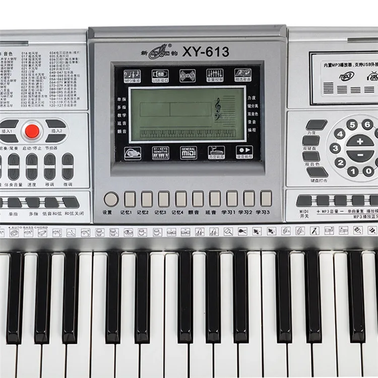 Xy-613 Electronic Piano Keyboard 61keys Mp3 Player Intelligence For ...