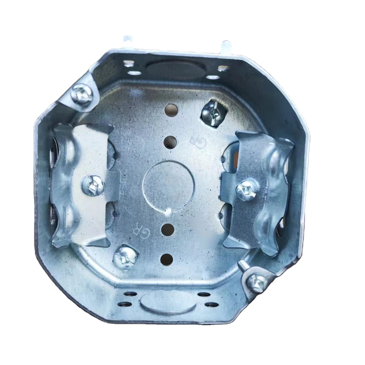 Octagon Electrical Metal Box with Cable Clamp CETL Authentication ...