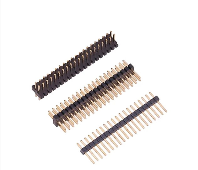 Soulin 1.0mm Pitch 1-50pin Double Row Single/Doubled Plastic Straight ...