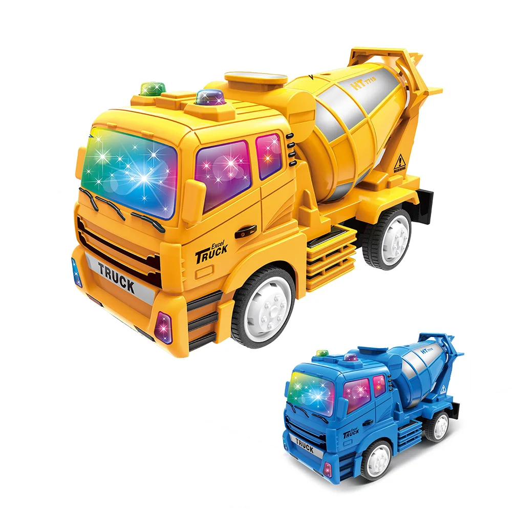 Wholesale Friction Powered Plastic Cement Concrete Mixer Truck Toy For ...