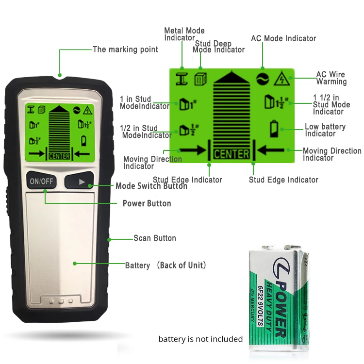 Best Wall Scanner and Electronic Stud Finder - TH430